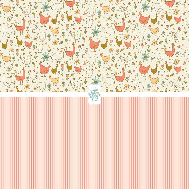 Country Farmhouse Printable Papers Chicken Digital Download - Etsy