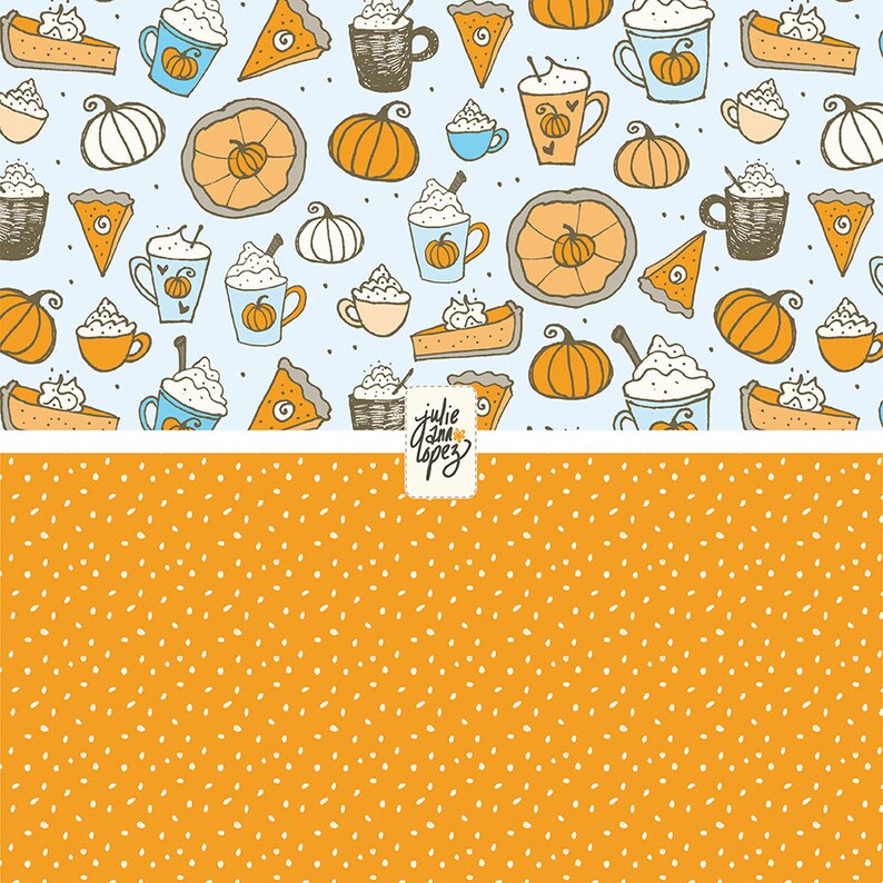 Pumpkin Spice Printable Papers, Digital Download Paper in 12x12 Inches ...