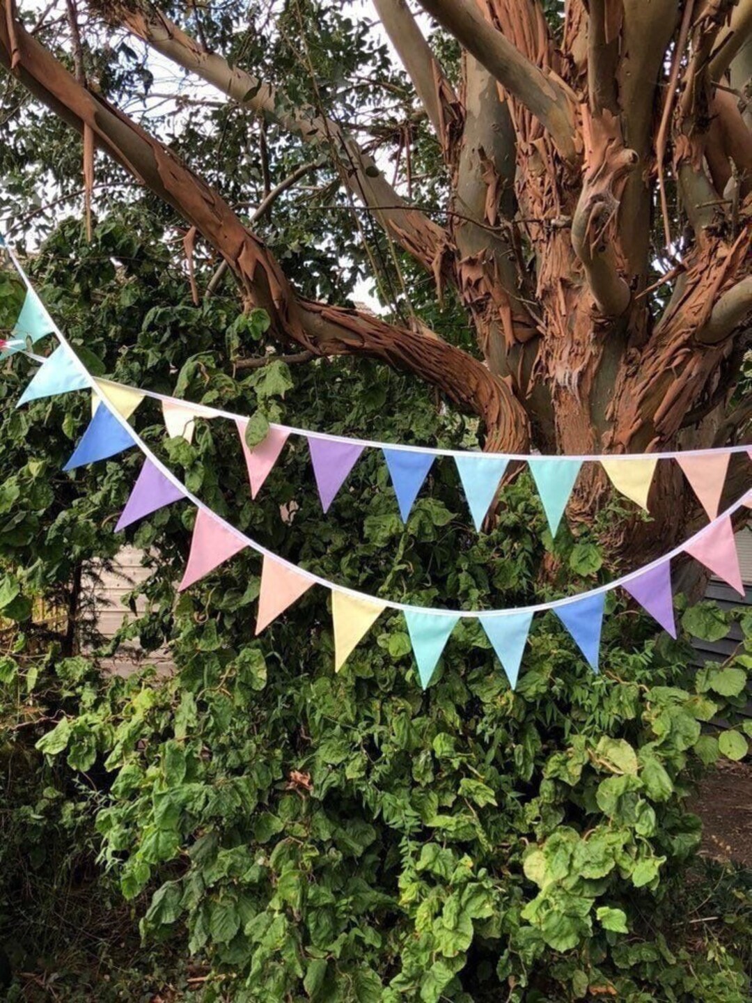 Pastel Rainbow Fabric Bunting: Nursery Garland, Party Decor - Etsy UK