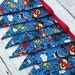 Superhero Theme Bunting Comic Book Fabric Superhero Party - Etsy