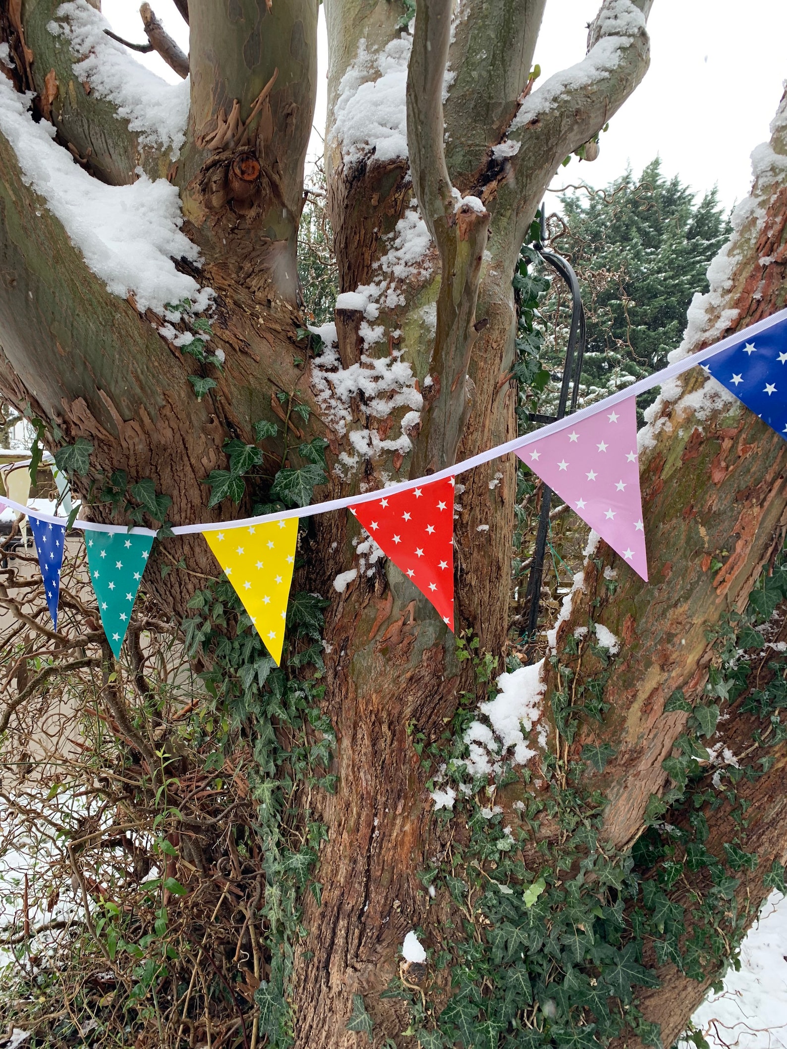 Outdoor Bunting Rainbow Stars Bunting Waterproof Party | Etsy UK