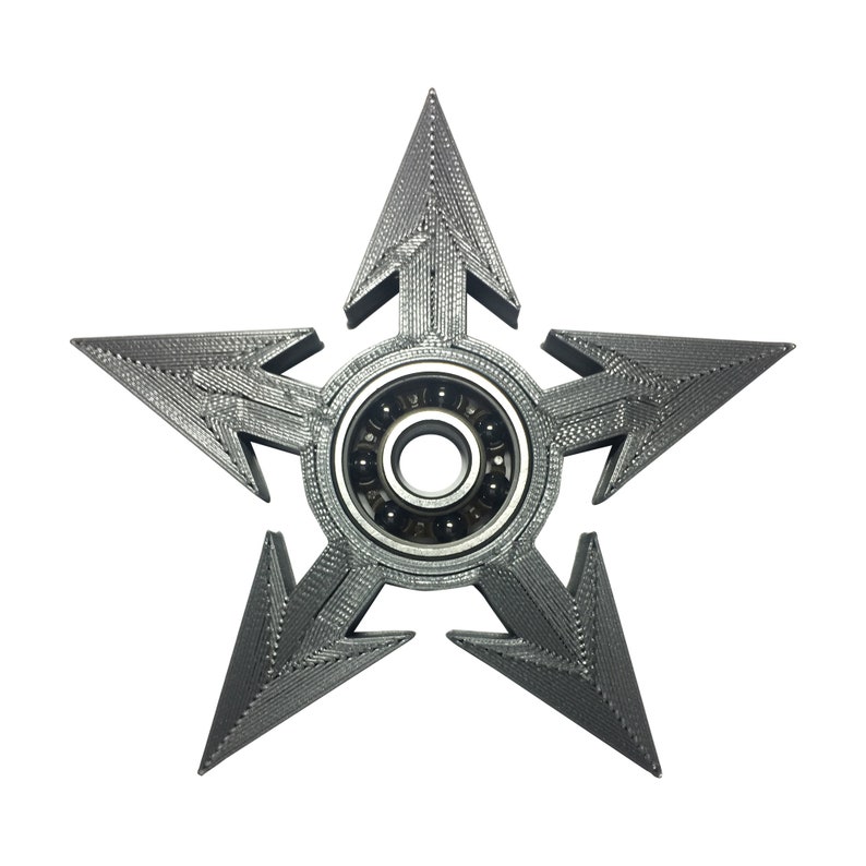The Five Points Fidget Spinner (3D Printed) - Etsy