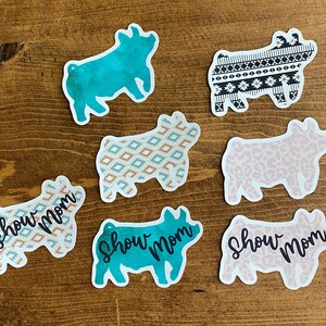 Pig Livestock Show Sticker - Etsy