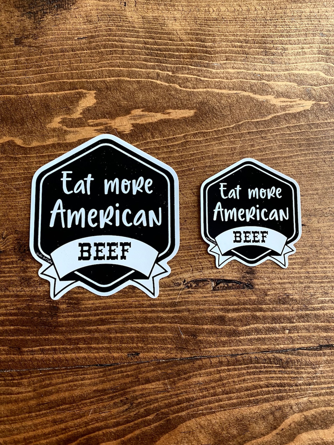 Eat More American Beef Sticker - Etsy