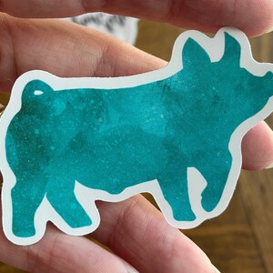 Pig Livestock Show Sticker - Etsy