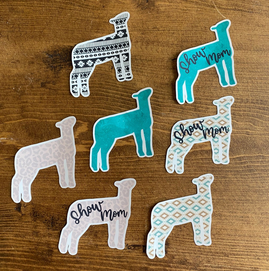Lamb Livestock Show Sticker - Etsy