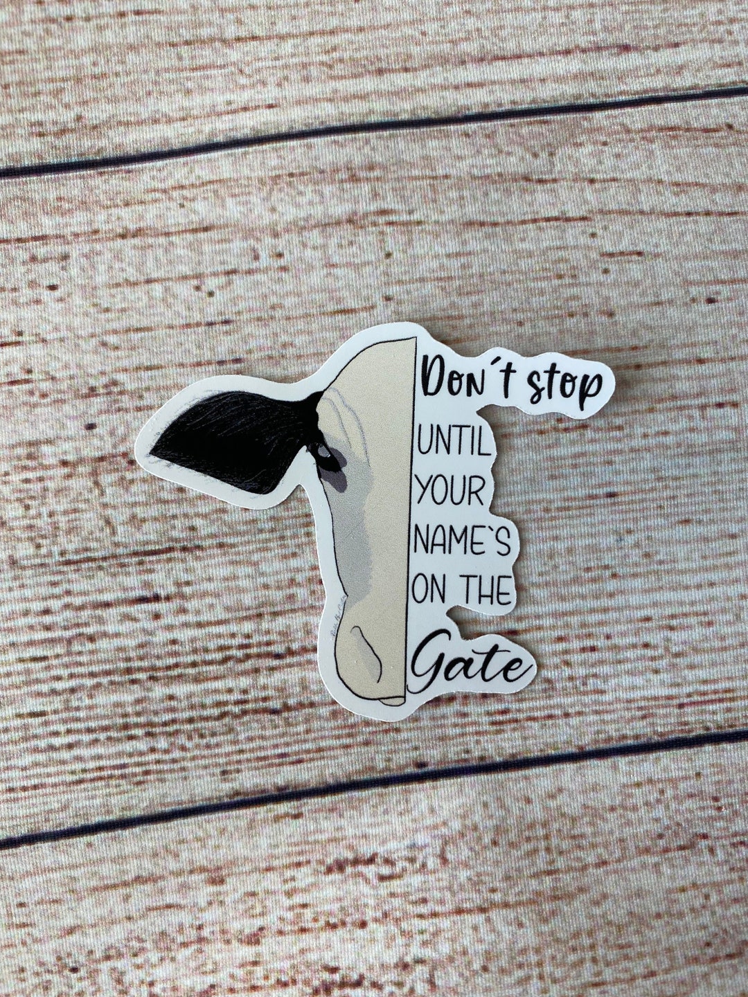 Don't Stop Until ... Sticker - Etsy