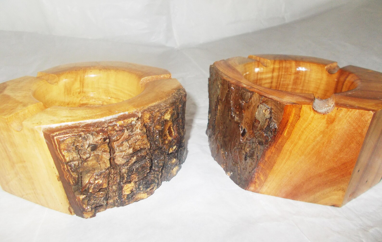 Rustic Ashtray, Massive Pear Wood, Cigar Ashtray, Hand Turned Ashtray ...