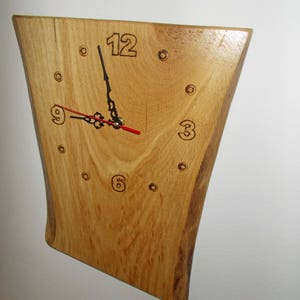 Wooden Clock, Wood Wall Clock, Handmade Wooden Clock, Wooden ...