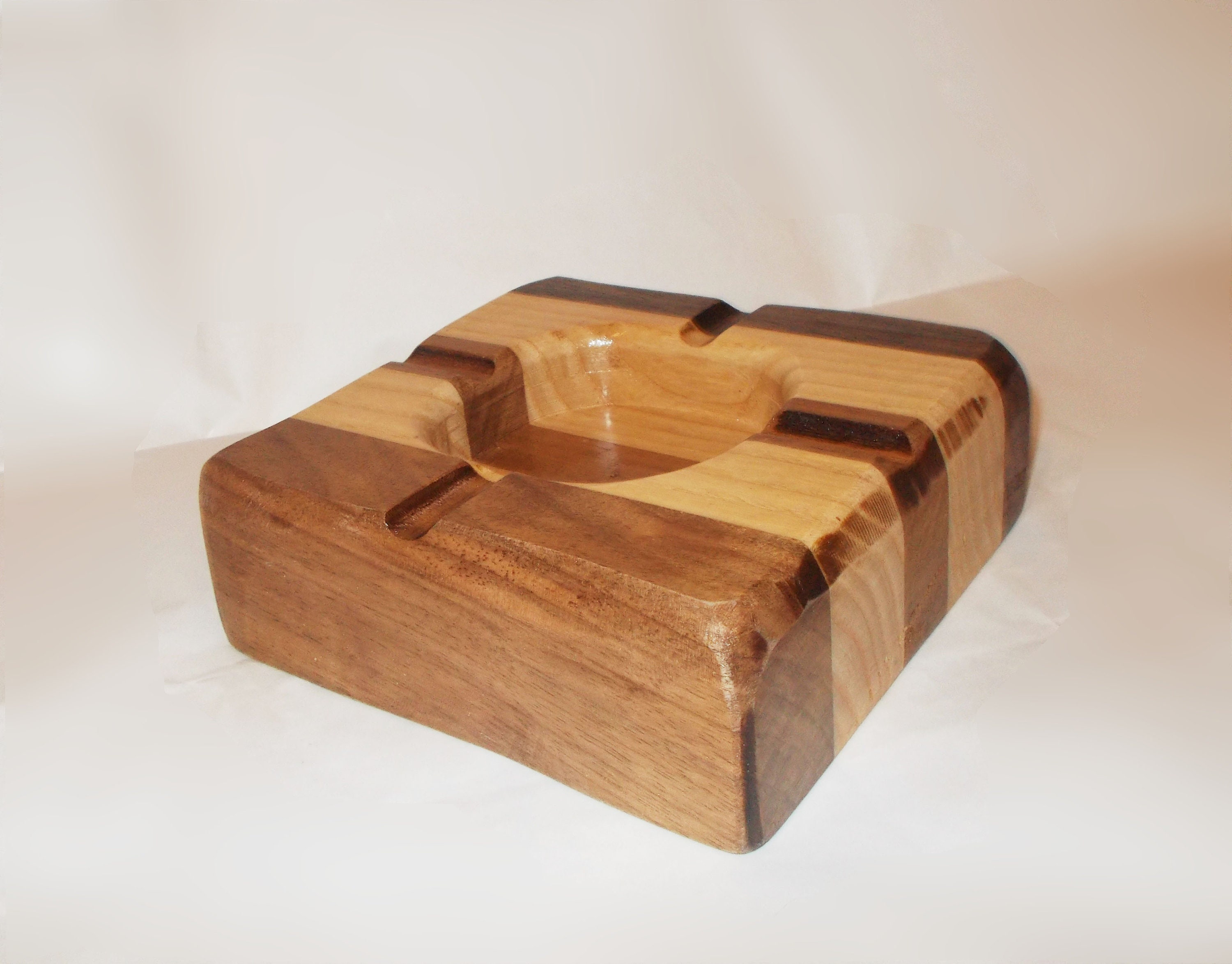 Cigar ashtray Oak Wood ashtray Custom ashtray Wooden Cigar | Etsy