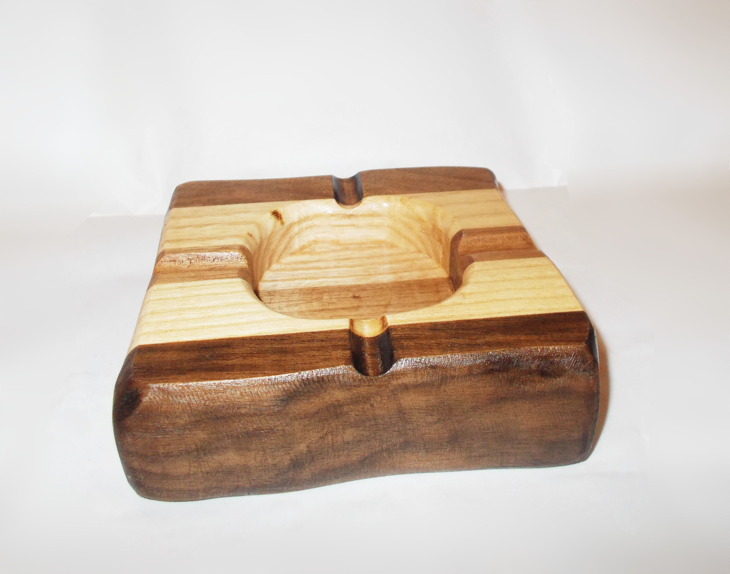 Cigar Ashtray Oak Wood Ashtray Custom Ashtray Wooden Cigar - Etsy