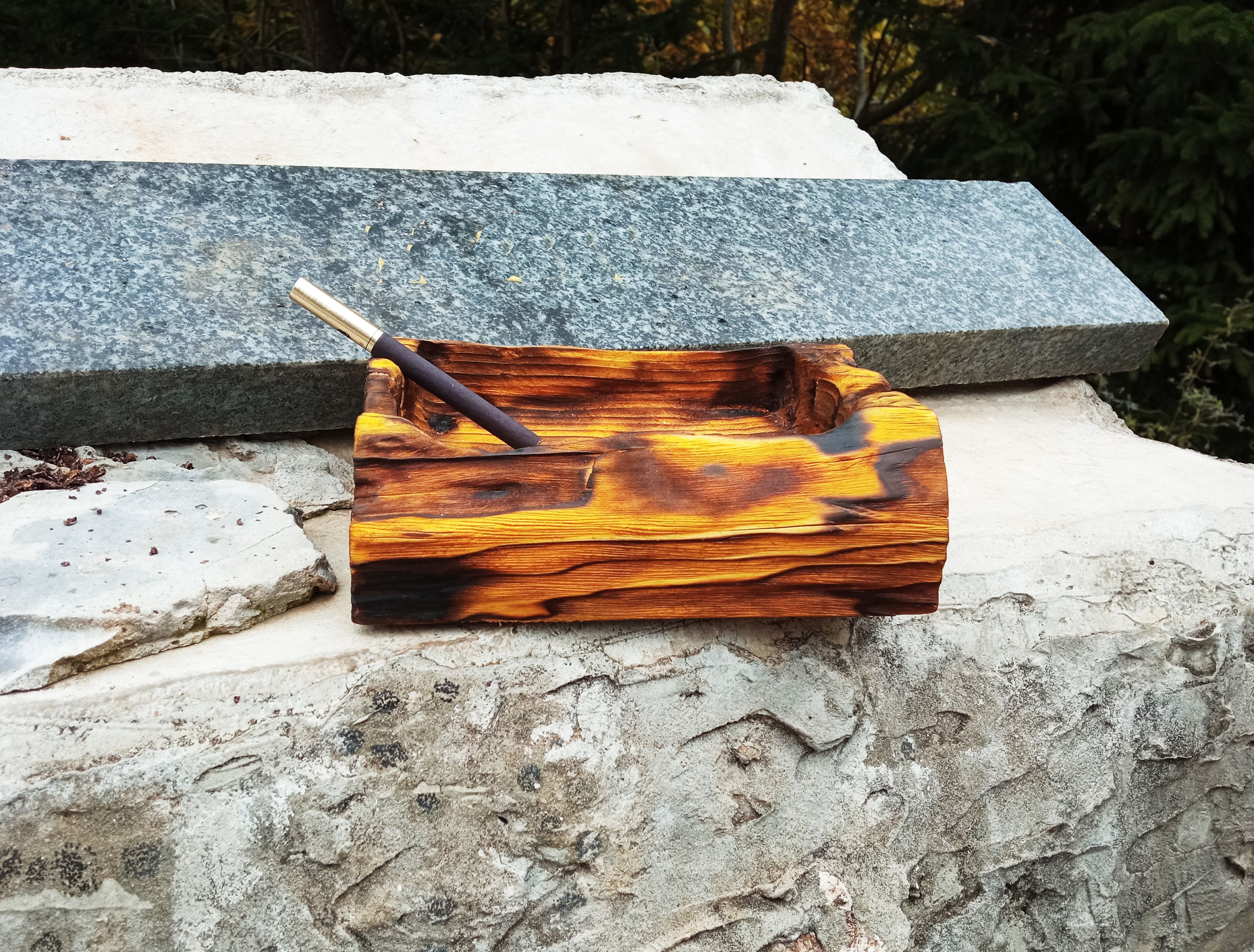 Cigar Ashtray Pine Ashtray Custom Ashtray Wooden Cigar - Etsy