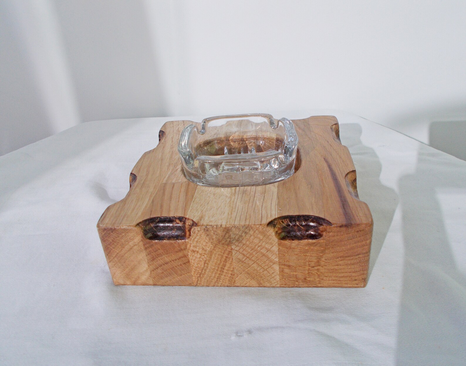 Cigar Ashtray Oak Wood Ashtray Custom Ashtray Wooden Cigar - Etsy