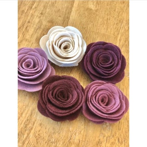 CRIB MOBILE, FLOWER Garlands, Felt Flowers, Minimalistic Handmade Demis ...