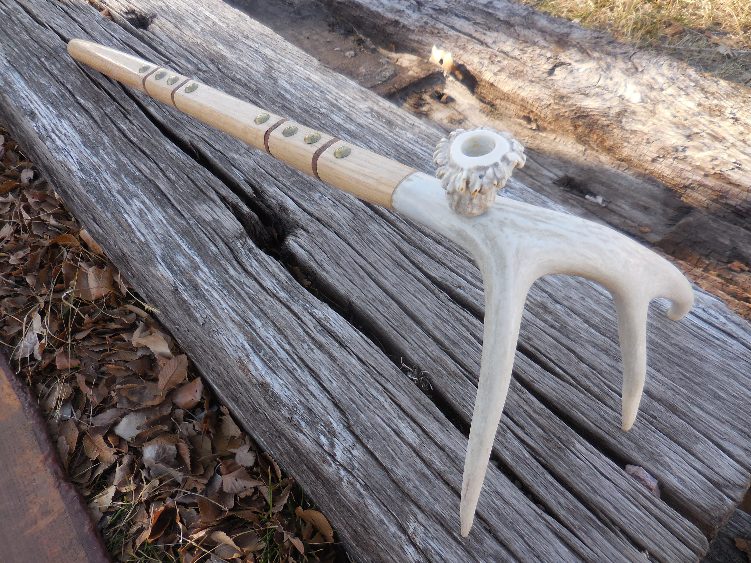 Item dap-28 Handmade deer antler pipe | Etsy