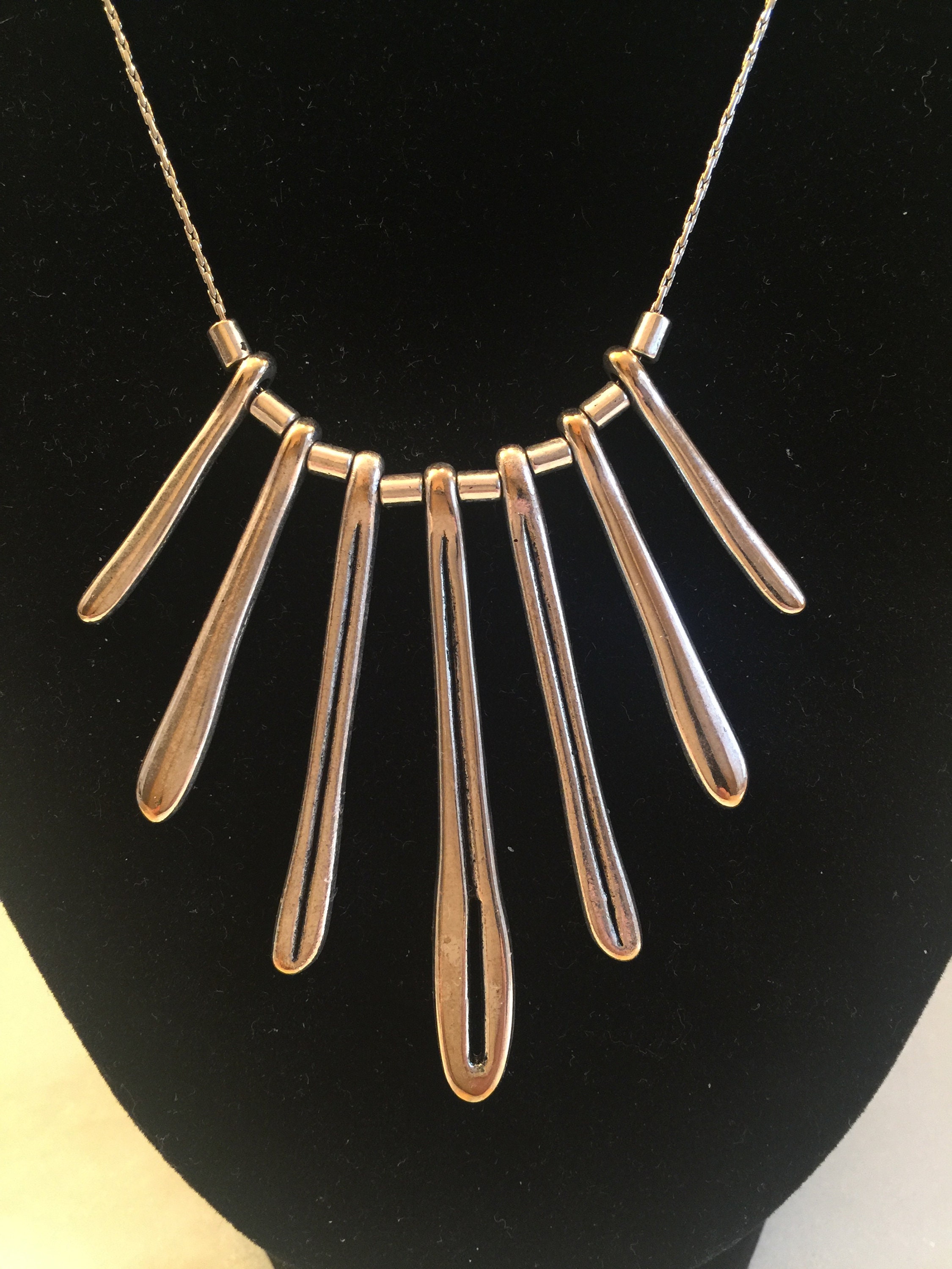 Silver Matchstick Pendant Necklace on 16 Inch Chain ~ SM150L - Etsy