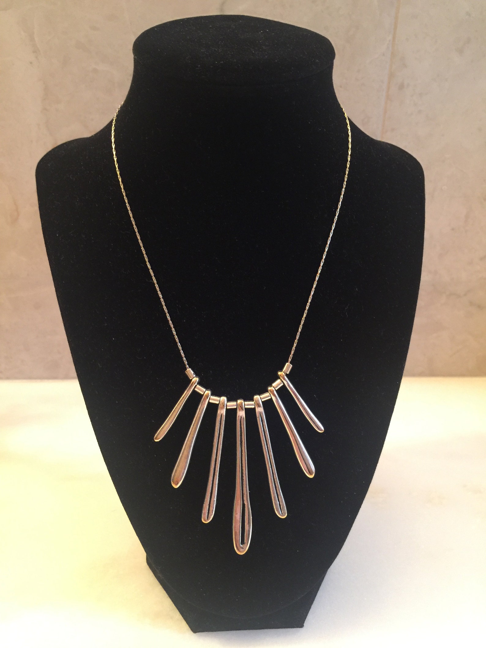 Silver Matchstick Pendant Necklace on 16 Inch Chain ~ SM150L - Etsy