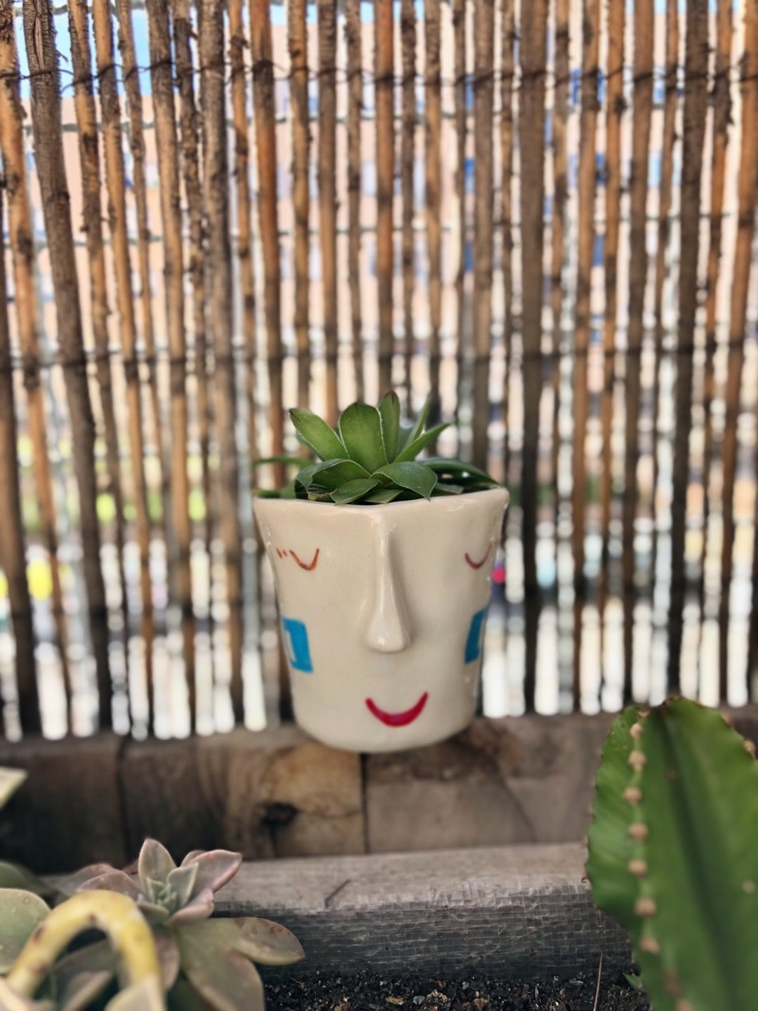 MATILDA! Smiling Flower Pot, Cute Flower Pot, Flower Pot Decoration ...