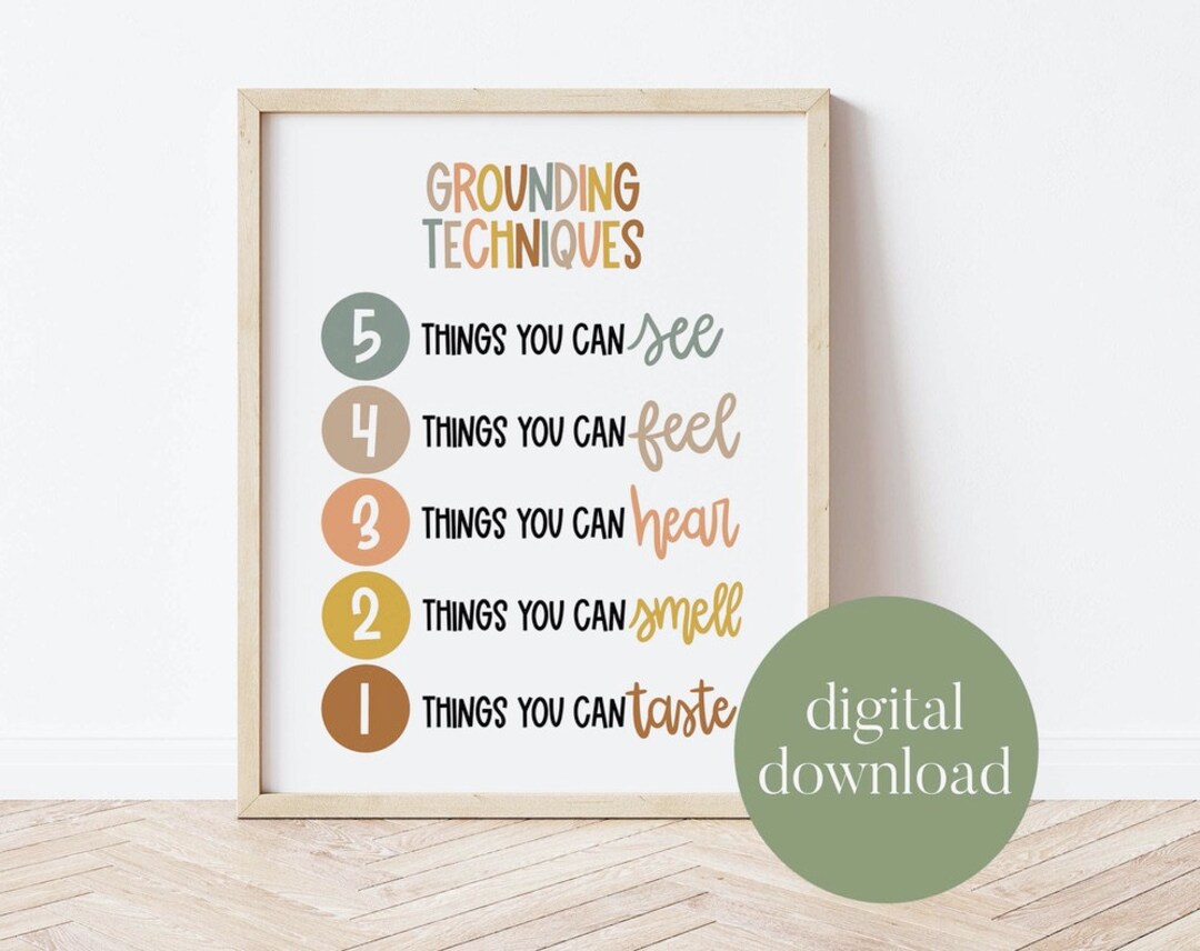 Grounding Techniques | Boho Classroom Decor, Calming Corner, Classroom ...