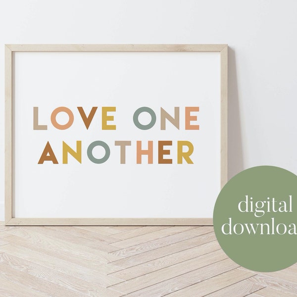Love One Another - Etsy