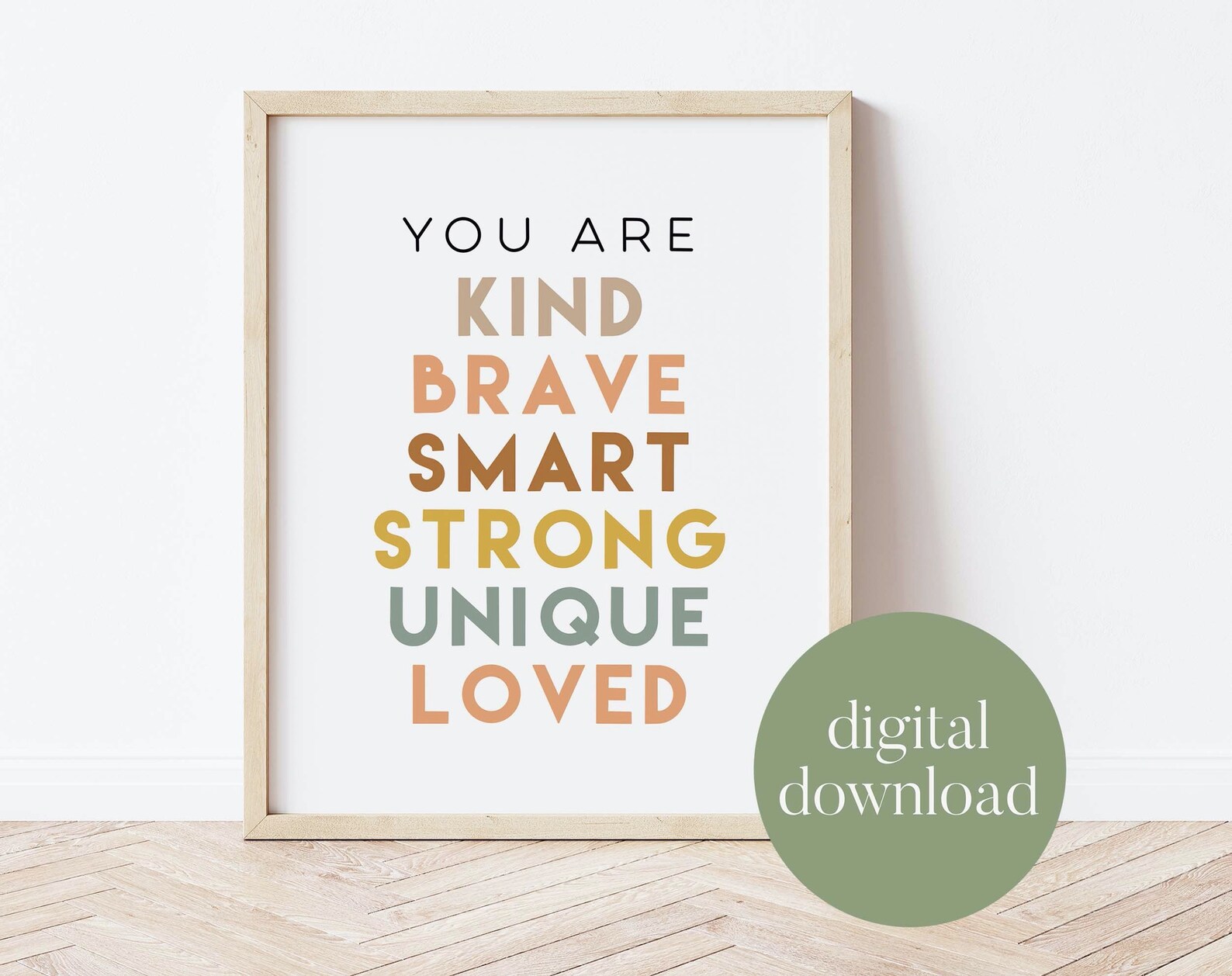 You Are Classroom Decor Affirmation Wall Art Affirmation - Etsy