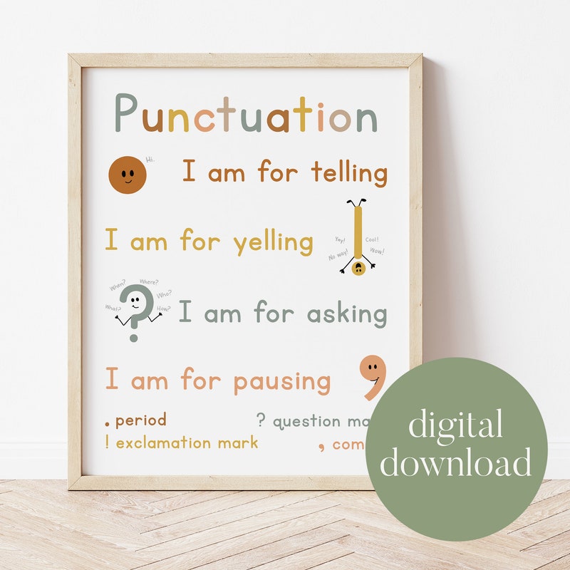 Punctuation Art - Etsy