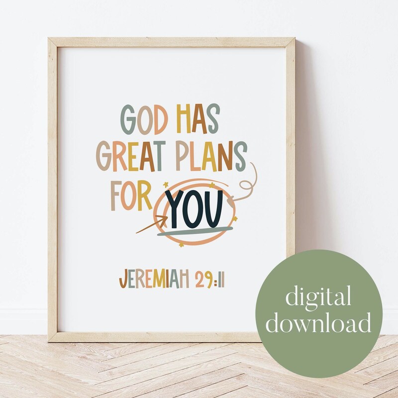 God Has a Plan - Etsy