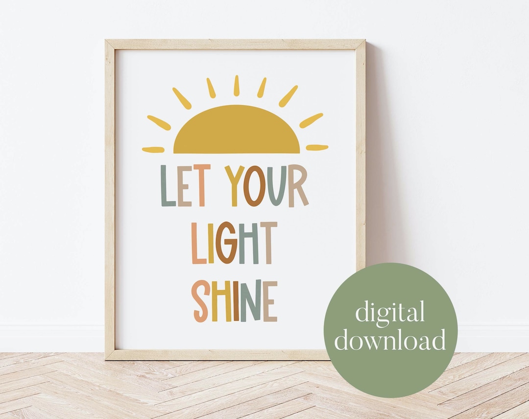 Let Your Light Shine | Boho Classroom Decor, Christian School ...