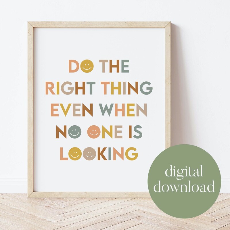 Do the Right Thing - Etsy
