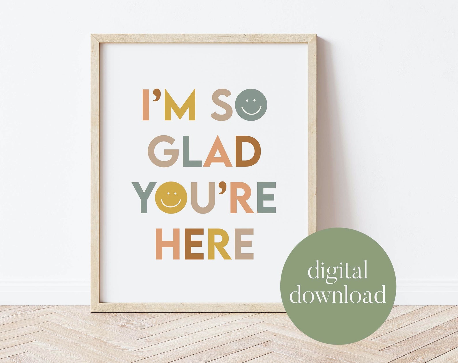 I'm so Glad You're Here | Boho Classroom Decor, Be Kind, Smiley Face ...