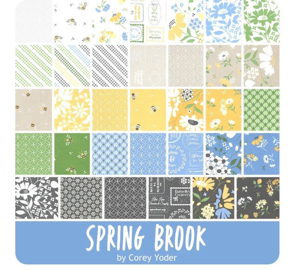 Moda Spring Brook Jelly Roll - Etsy