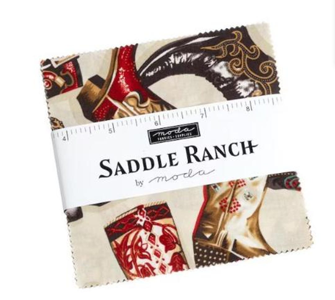 Moda Saddle Ranch 5” Charm Pack - Etsy