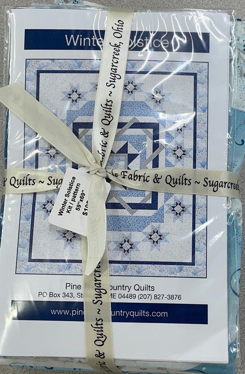 Winter Solstice Quilt Kit - Etsy