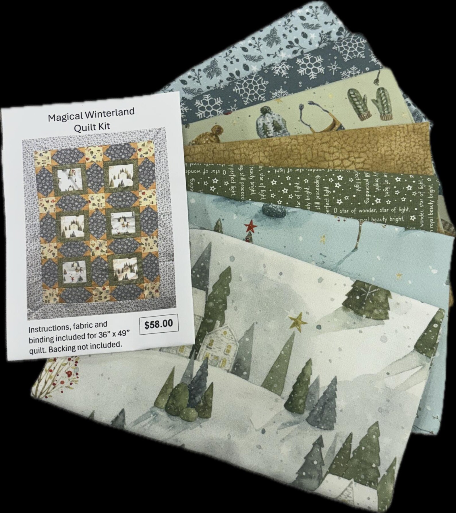 Magic Winterland Quilt Kit - Etsy