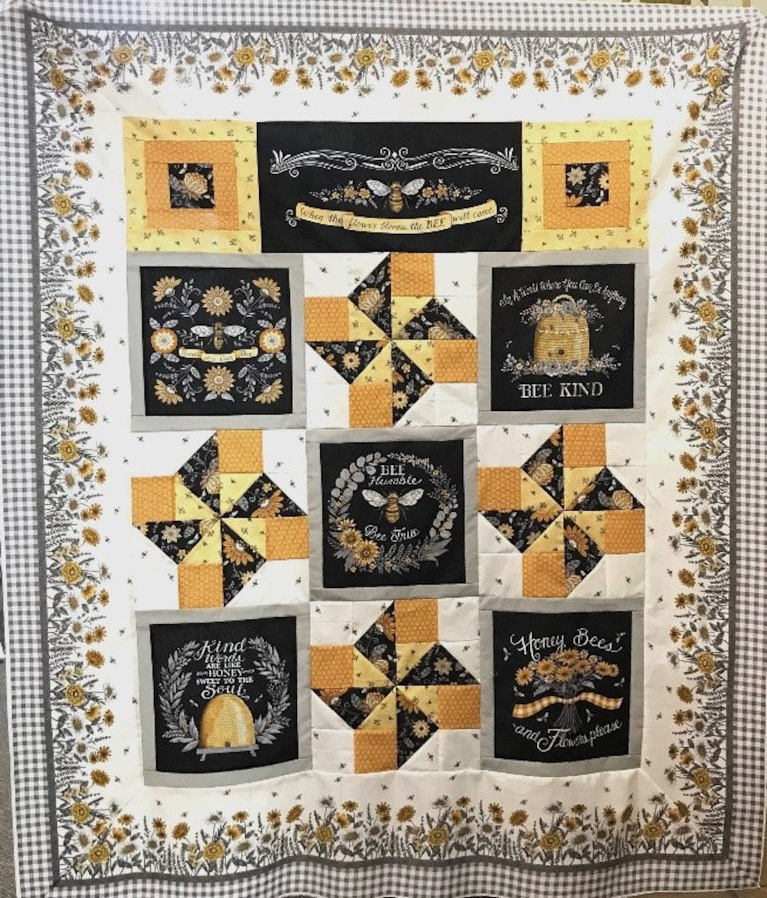 Honey Bee Quilt Pattern - Etsy