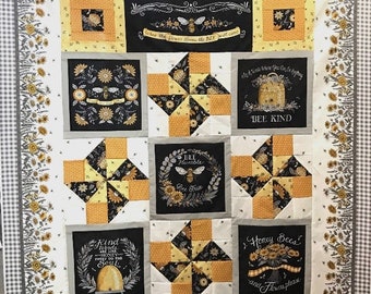 Bee Quilt Kit & Pattern, Bonus Firefly Pattern - Etsy
