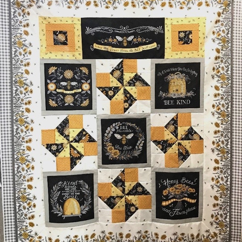 Honey Bee Quilt - Etsy