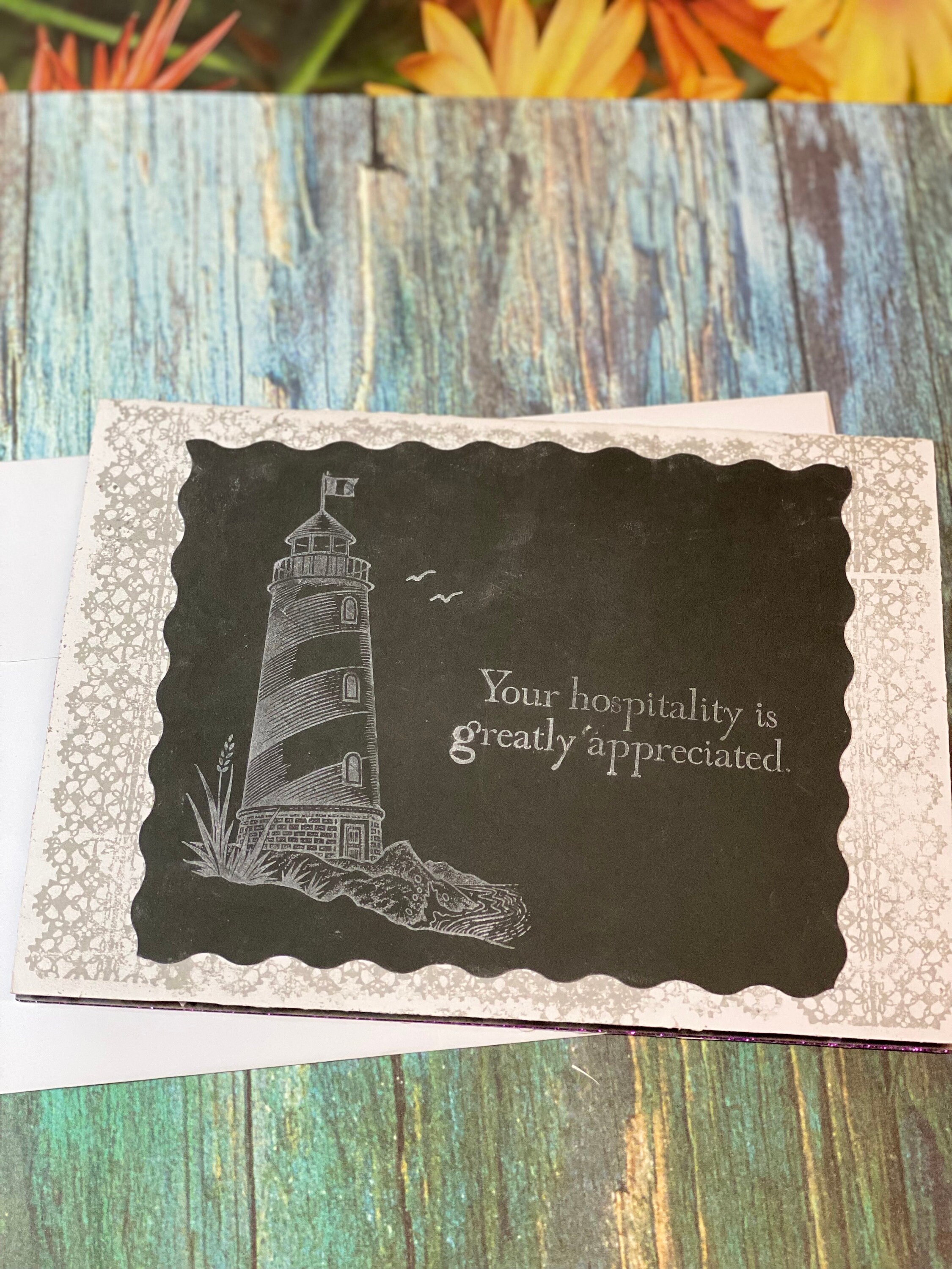 Thank You Hospitality Card - Etsy