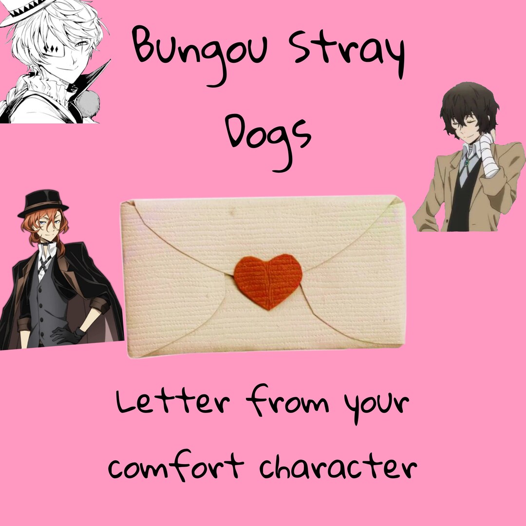 BSD Letter From Your Comfort Character 3-5 Paragraphs, Envelope Sealed ...