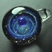 Planet Stars glass domeSpaceBlown Glass Universe Pendant 1 | Etsy