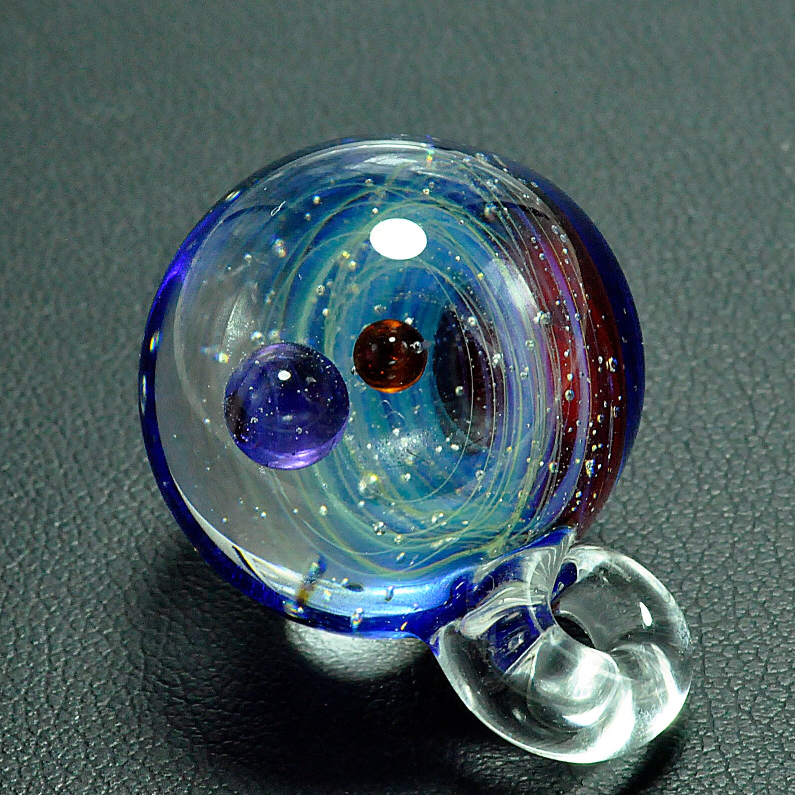 Unique Birthday Gifthandmade Glass Universe Pendant 24mm - Etsy
