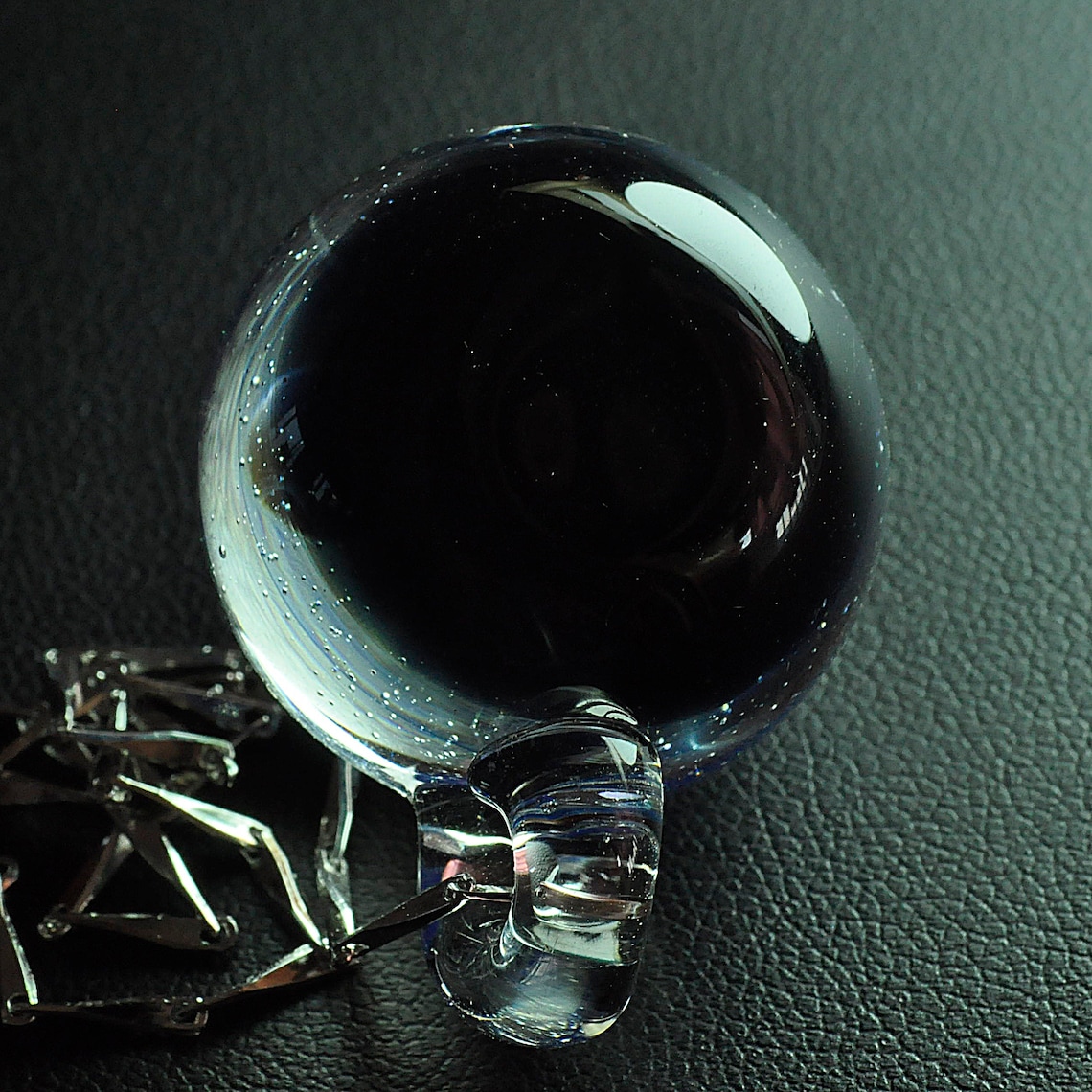 Planet Stars Glass Domespaceblown Glass Universe Pendant 1 - Etsy