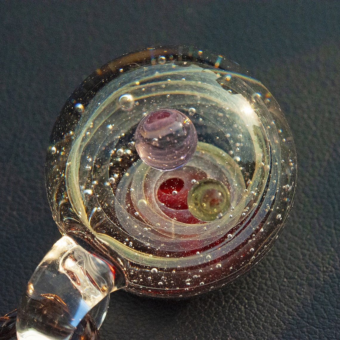 Handmade Glass Universe Pendant 23mmunique Birthday Gift - Etsy