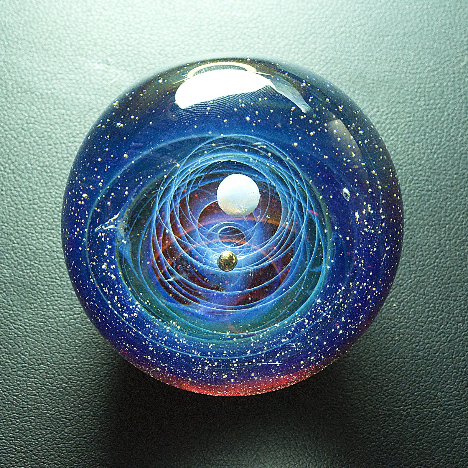 Unique Gift Night Sky Galaxy Marble Universe Pellet Ball Space Blown ...