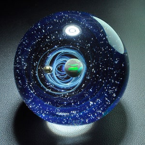 Unique Gift Night Sky Galaxy Marble Universe Pellet Ball Space Blown ...