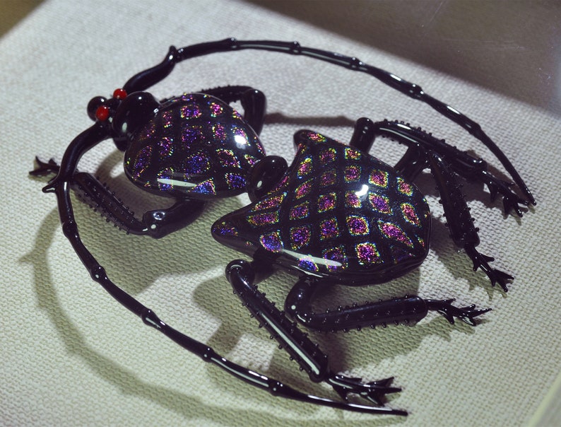 Unique Birthday GiftHandmade Glass Insect decoration Wall | Etsy