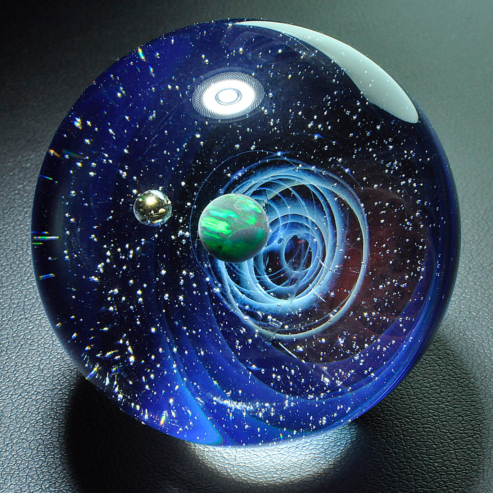 Unique Gift Night Sky Galaxy Marble Universe Pellet Ball Space Blown ...