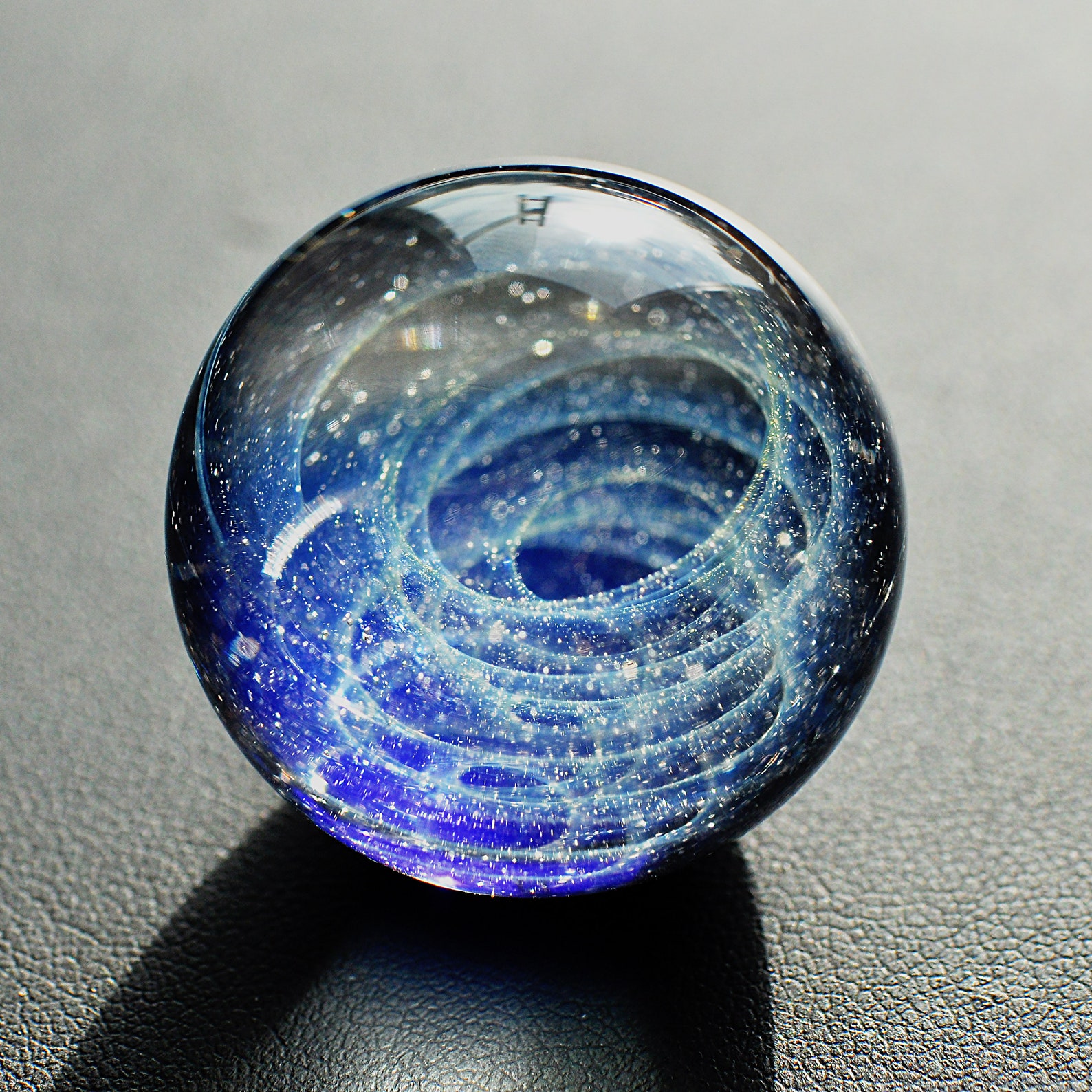 Unique Gift Night Sky Galaxy Marble Universe Pellet Ball Space Blown ...