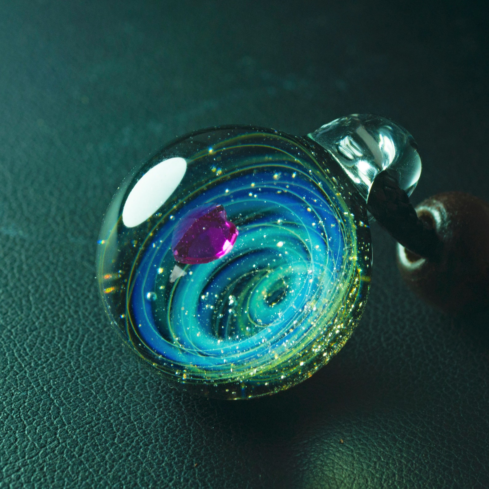 Unique Birthday Gifthandmade Glass Universe Pendant 24mm - Etsy