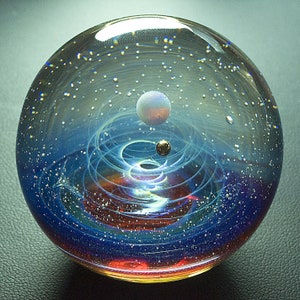 Unique Gift Night Sky Galaxy Marble Universe Pellet Ball Space Blown ...